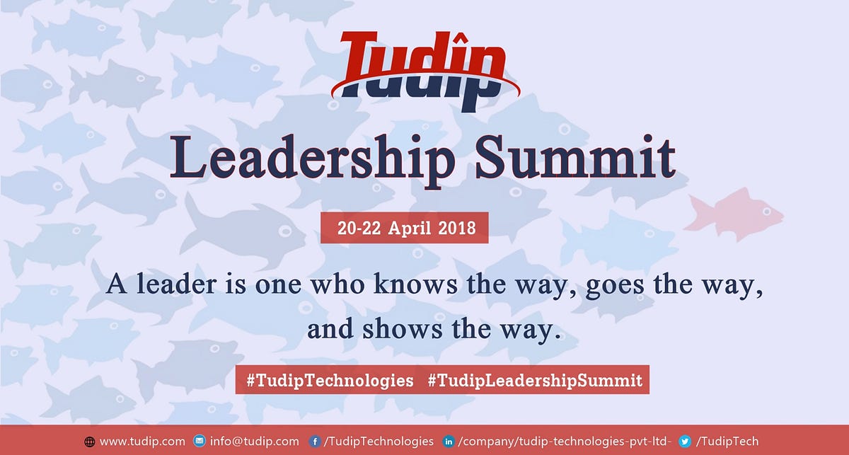 Tudip Leadership Summit 2018. Sustainability is one of the most… | by ...