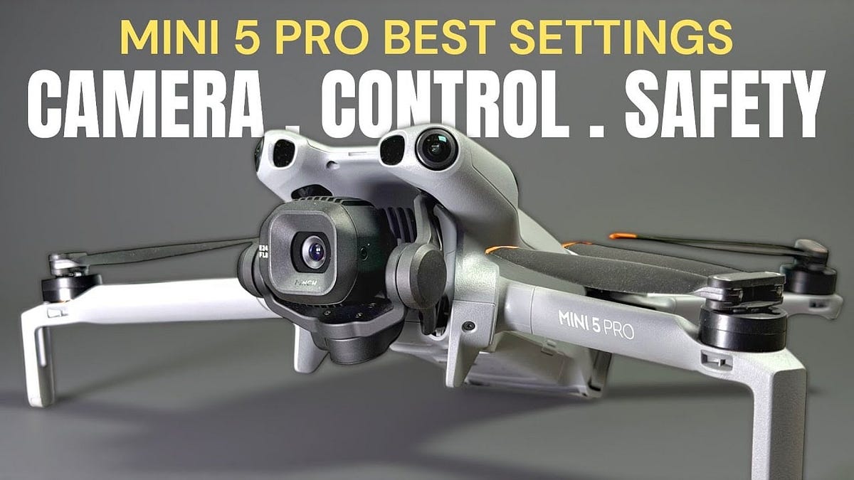 DJI Mini 5 Pro Best Settings Guide: Camera, Safety, and Control ...