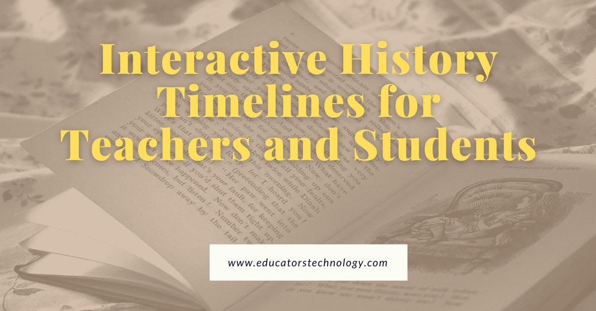Interactive History Timelines for Teachers and Students [Latest 2022 ...