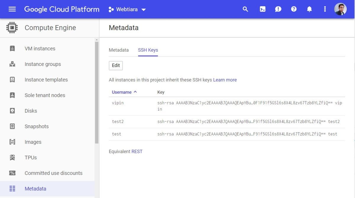 How to add SSH Keys in Google Cloud VM Instance | by Vipin Yadav | Medium