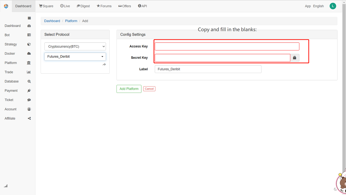 Reform Deribit futures API to adapt to quantitative trading of options | by FMZQuant | Medium