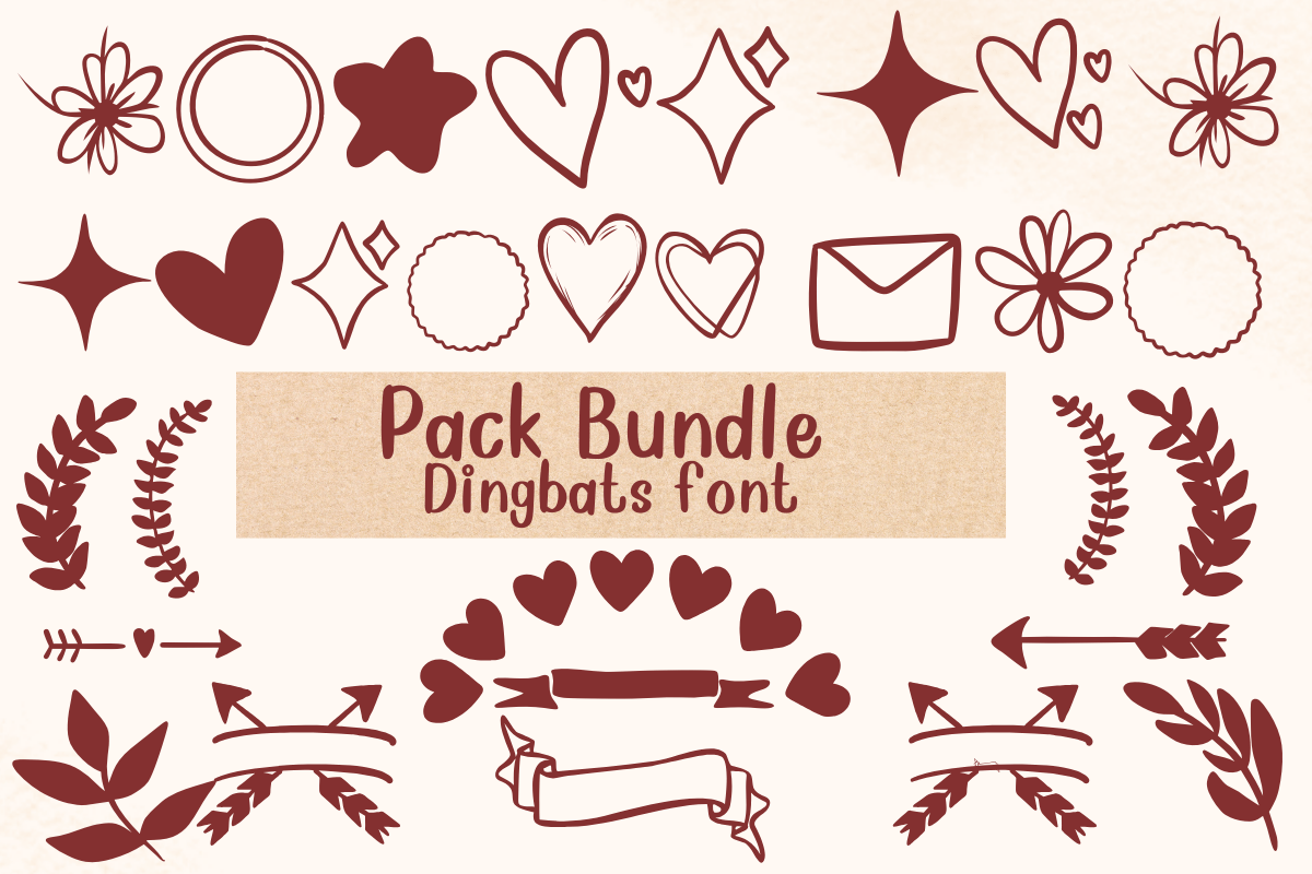 Pack Bundle Font - Solarasculpt - Medium