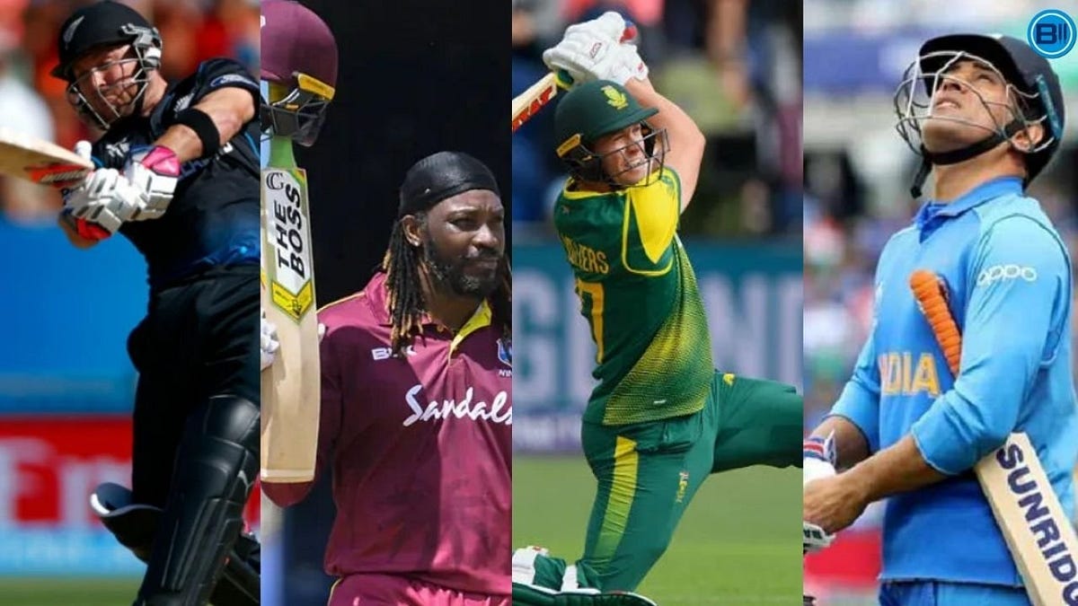 Top 10 Batsmen with Most Sixes in International Cricket across All ...