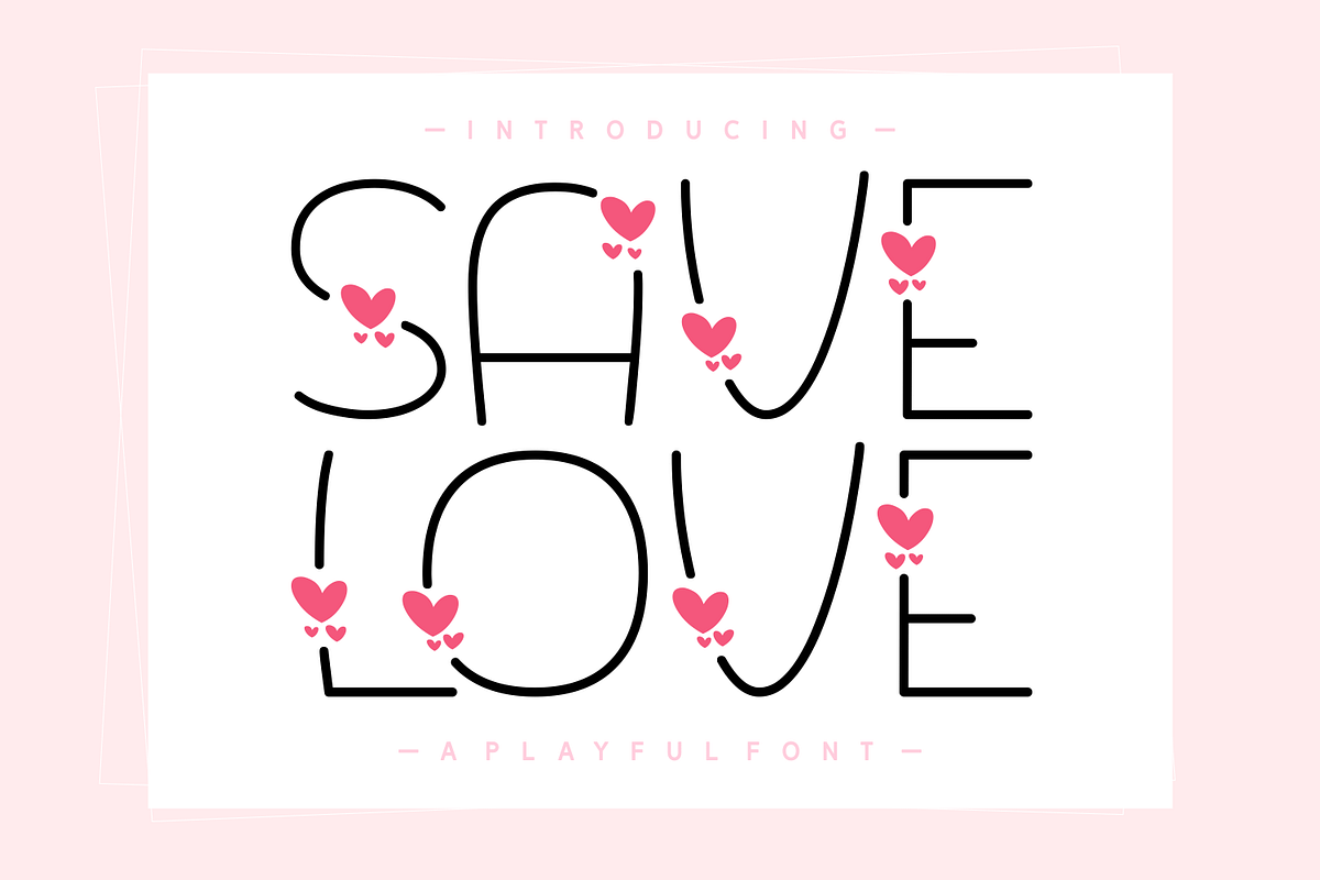 Save Love Font - Auroraartistry - Medium