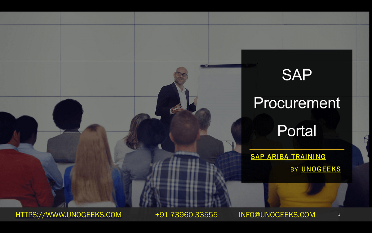 SAP Procurement Portal. The SAP Procurement Portal… | by Kiran Kumar ...