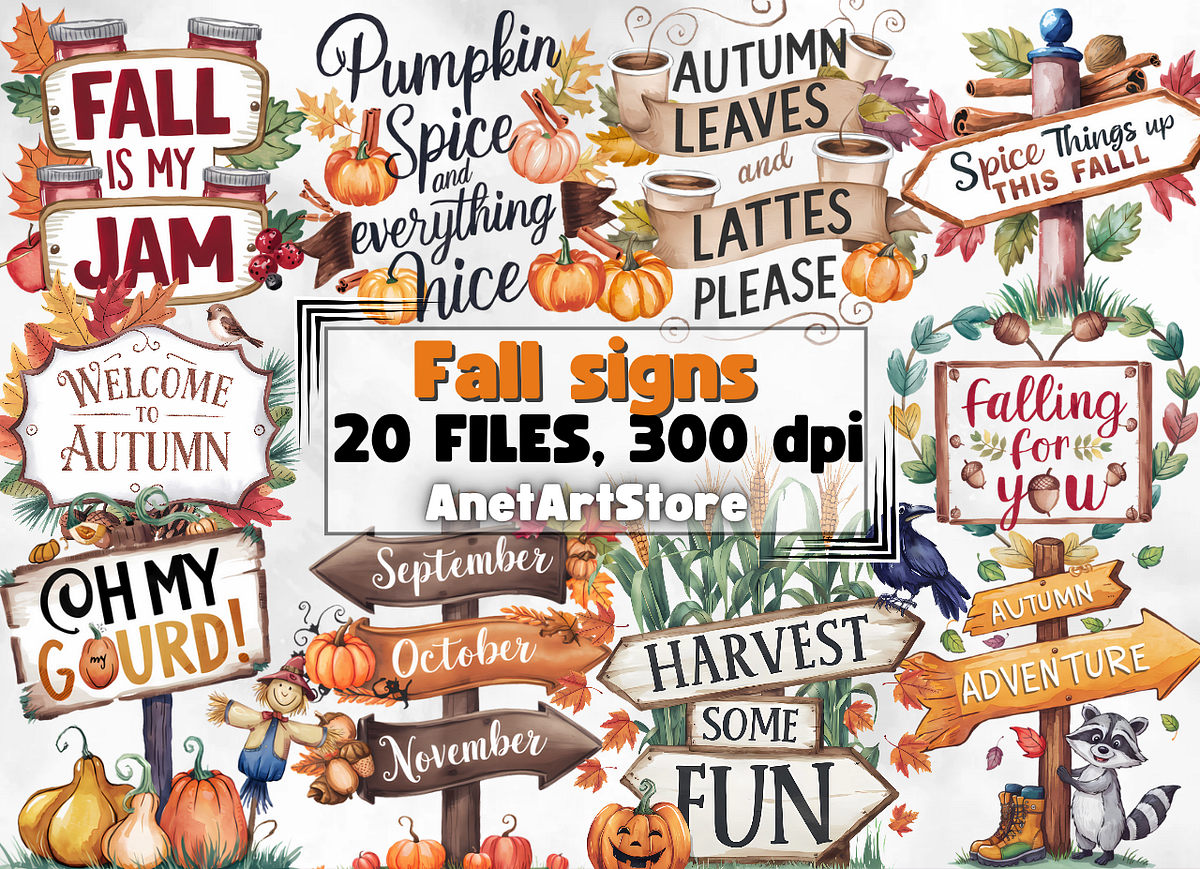 Autumn Clipart, Fall Clipart Free | by Auroraskye | Medium