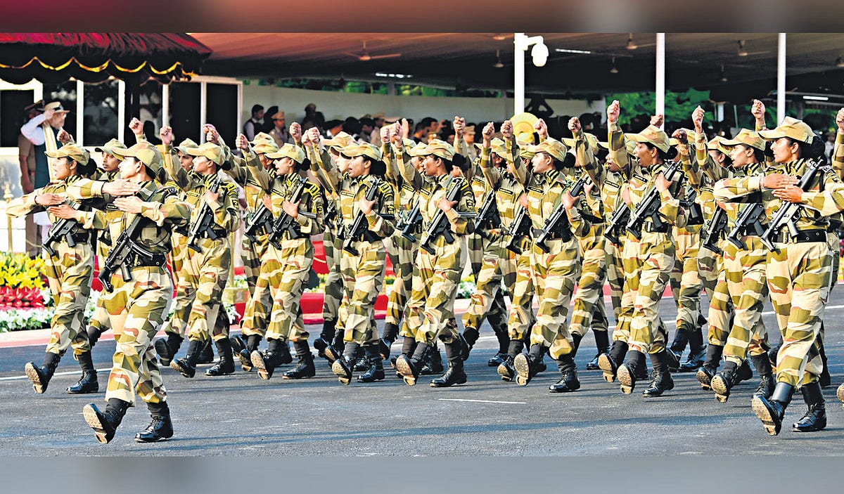 Hyderabad: CISF women display prowess at 54th Raising Day Parade | by ...