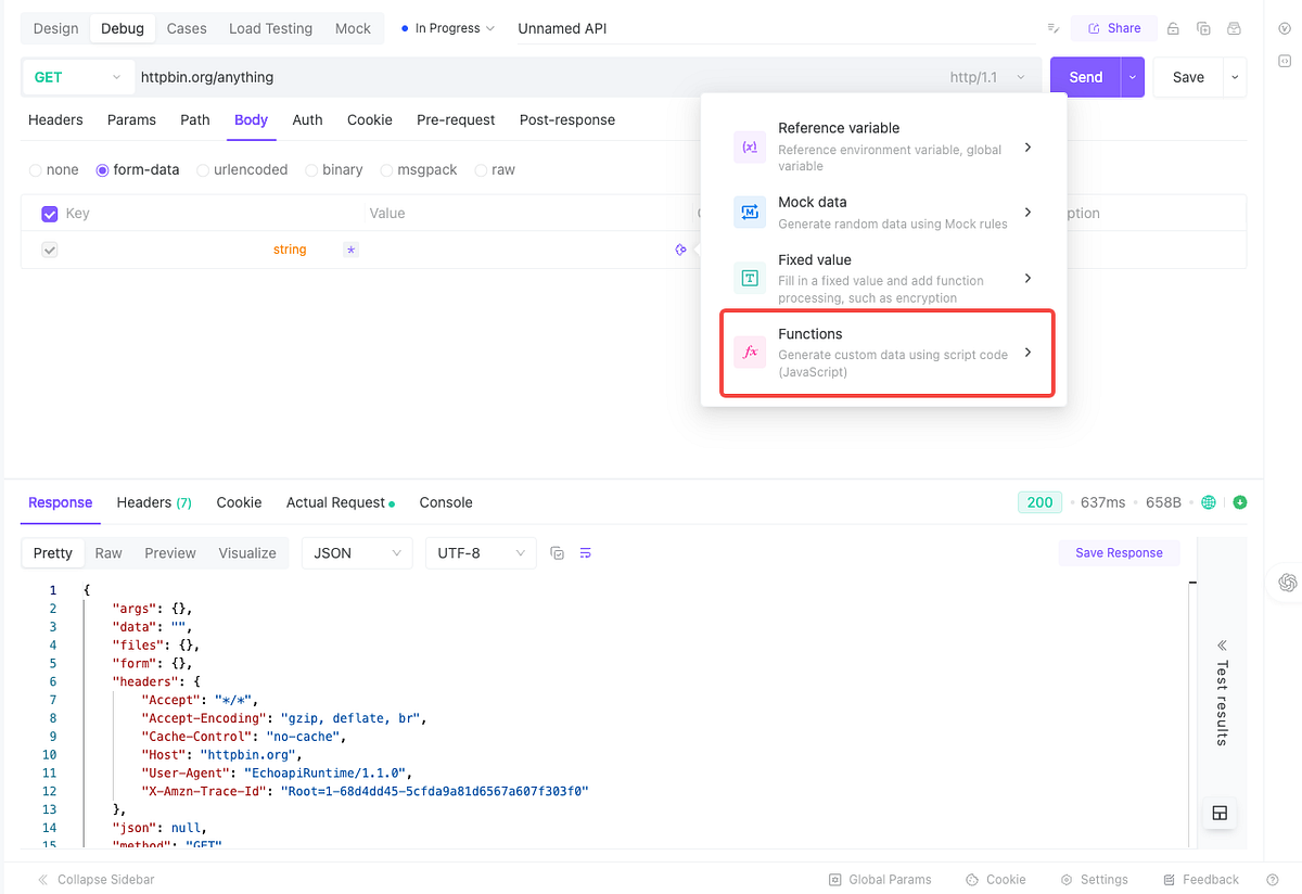 From Script Chaos to AI-Powered Efficiency: How EchoAPI Transforms Dynamic Variable Generation ...
