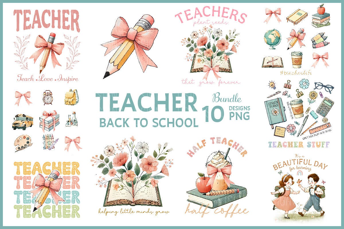 Vintage Teacher Back to School Bundle Free | by Urbanelegance | Jul ...