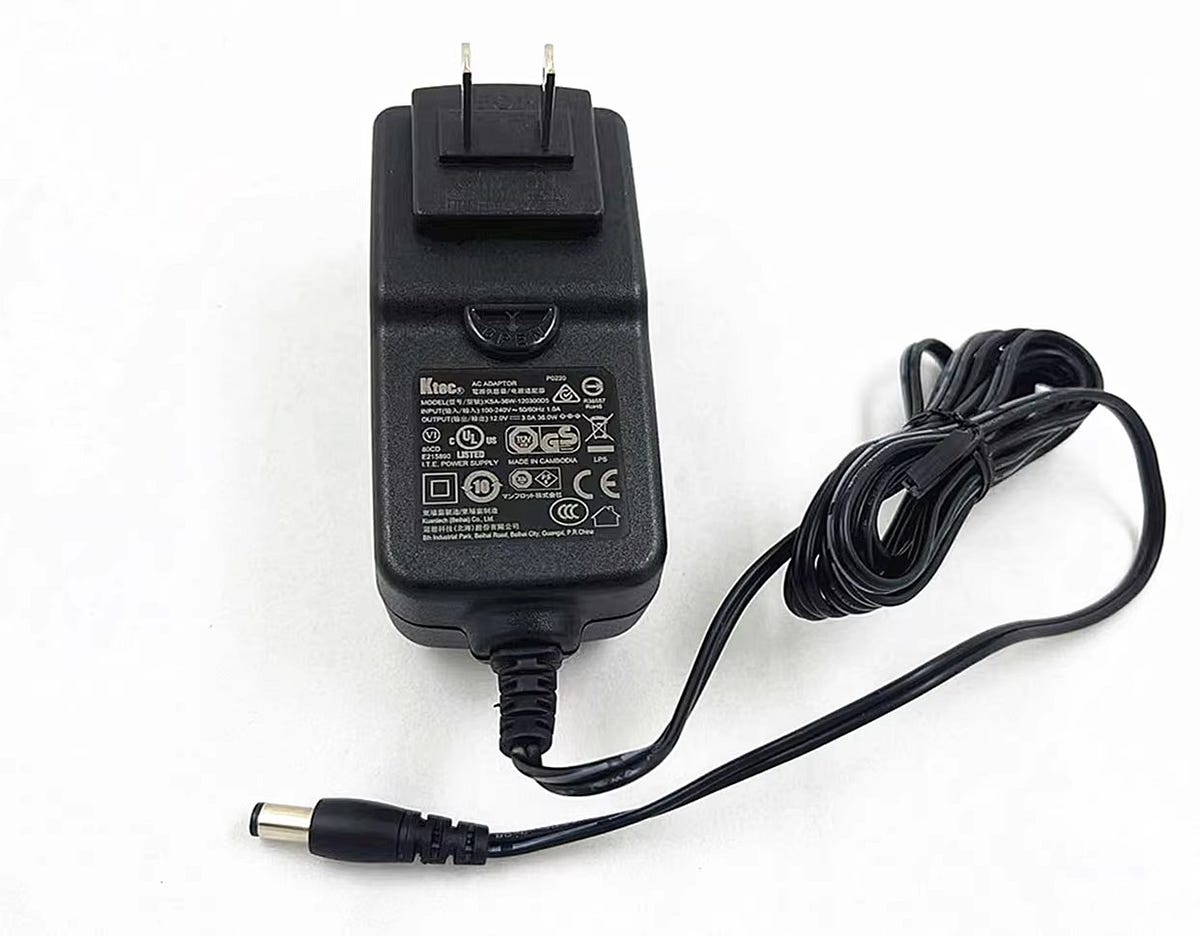 *Brand NEW* Ktec KSA-36W-120300D5 12.0V 3.0A 36.0W AC/DC ADAPTER POWER ...