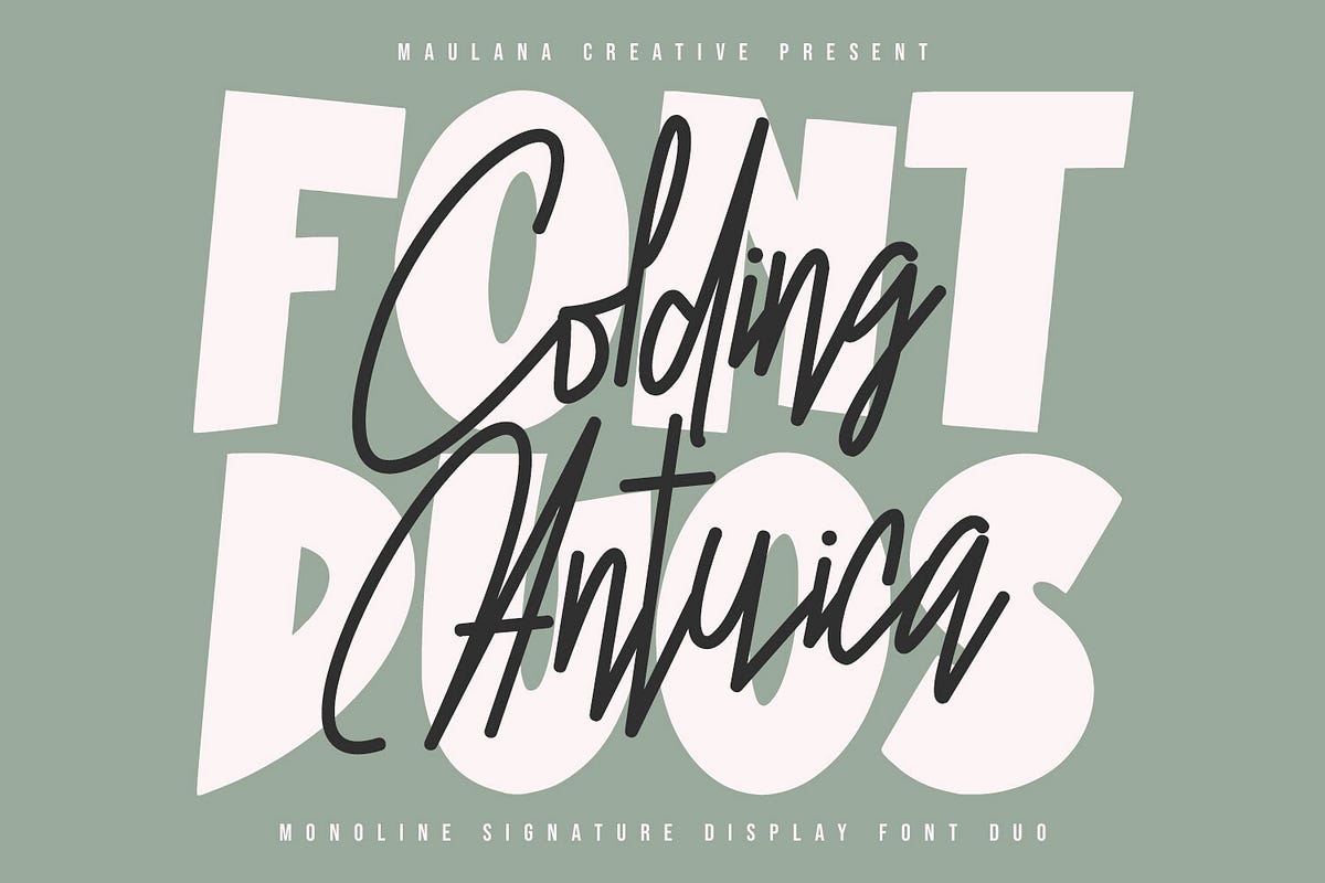 Colding Antuica Font - Sonicsketch - Medium