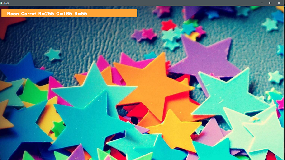 Mini Project Colour Detection Using Pandas And Opencv By Krupa Patel Medium