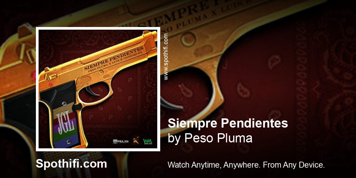 Siempre Pendientes by Peso Pluma - Nordische Post - Medium