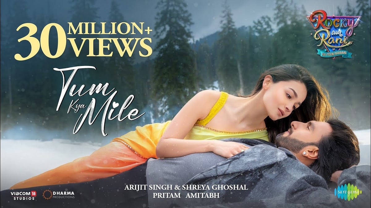 Tum Kya Mile — Rocky Aur Rani Kii Prem kahaani song lyrics in hindi and english ...