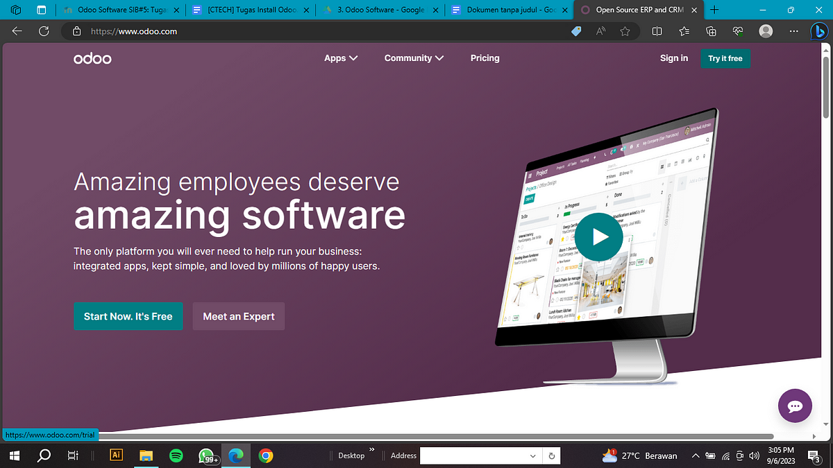 Odoo Software #1 Installasi Odoo 16 SOO & SOL [MSIB X PT Ctech ERP ... Odoo Software #1 Installasi Odoo 16 SOO & SOL [MSIB X PT Ctech ERP ...