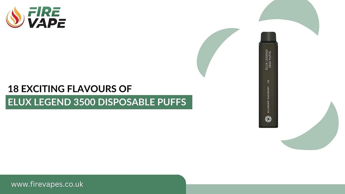 18 Exciting Flavours of Elux Legend 3500 Disposable Puffs | by ...