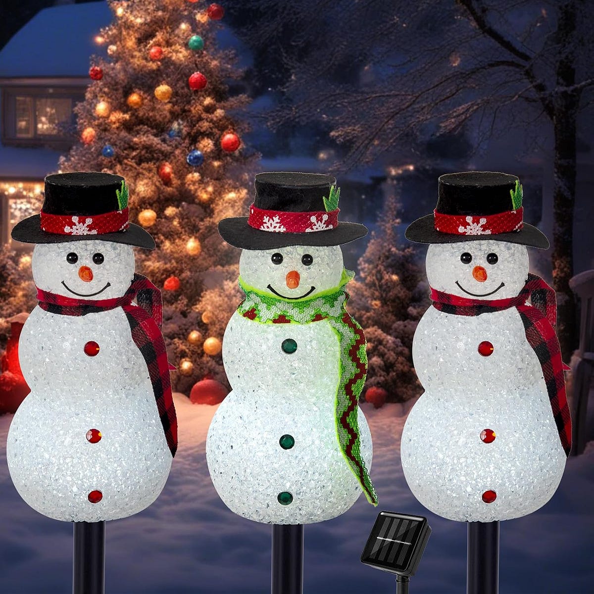 Solar Christmas Snowman Lights Review: Winter Magic Awaits | by Solar ...