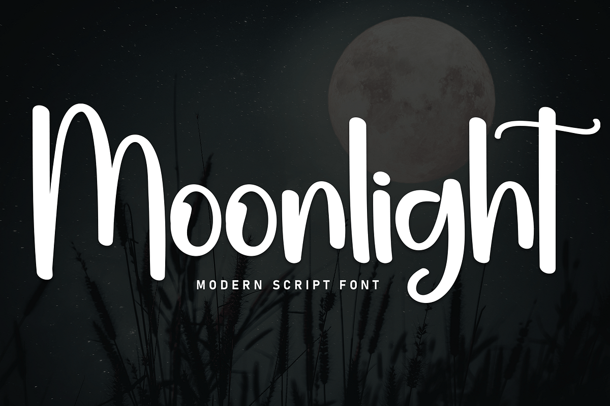 Moonlight Font - Digidruid - Medium