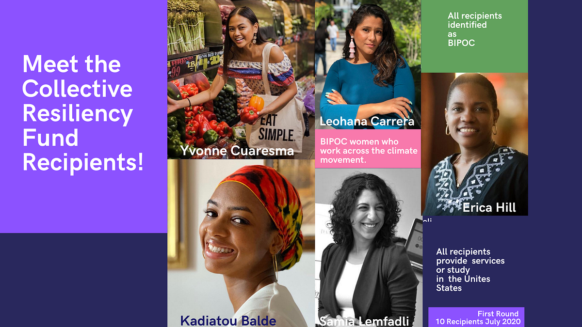 Announcing the Collective Resiliency Fund Grantees! | by Women of Color ...