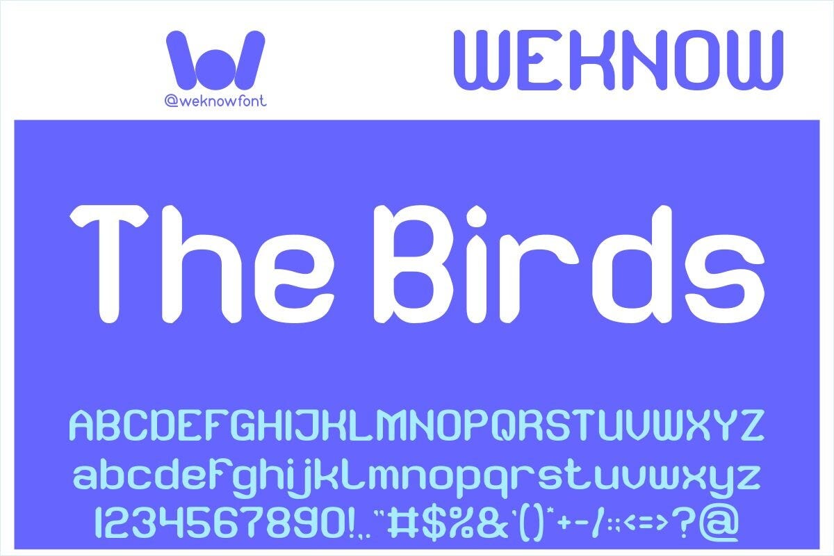 The Birds Font | by Sophiaspectra | May, 2024 | Medium