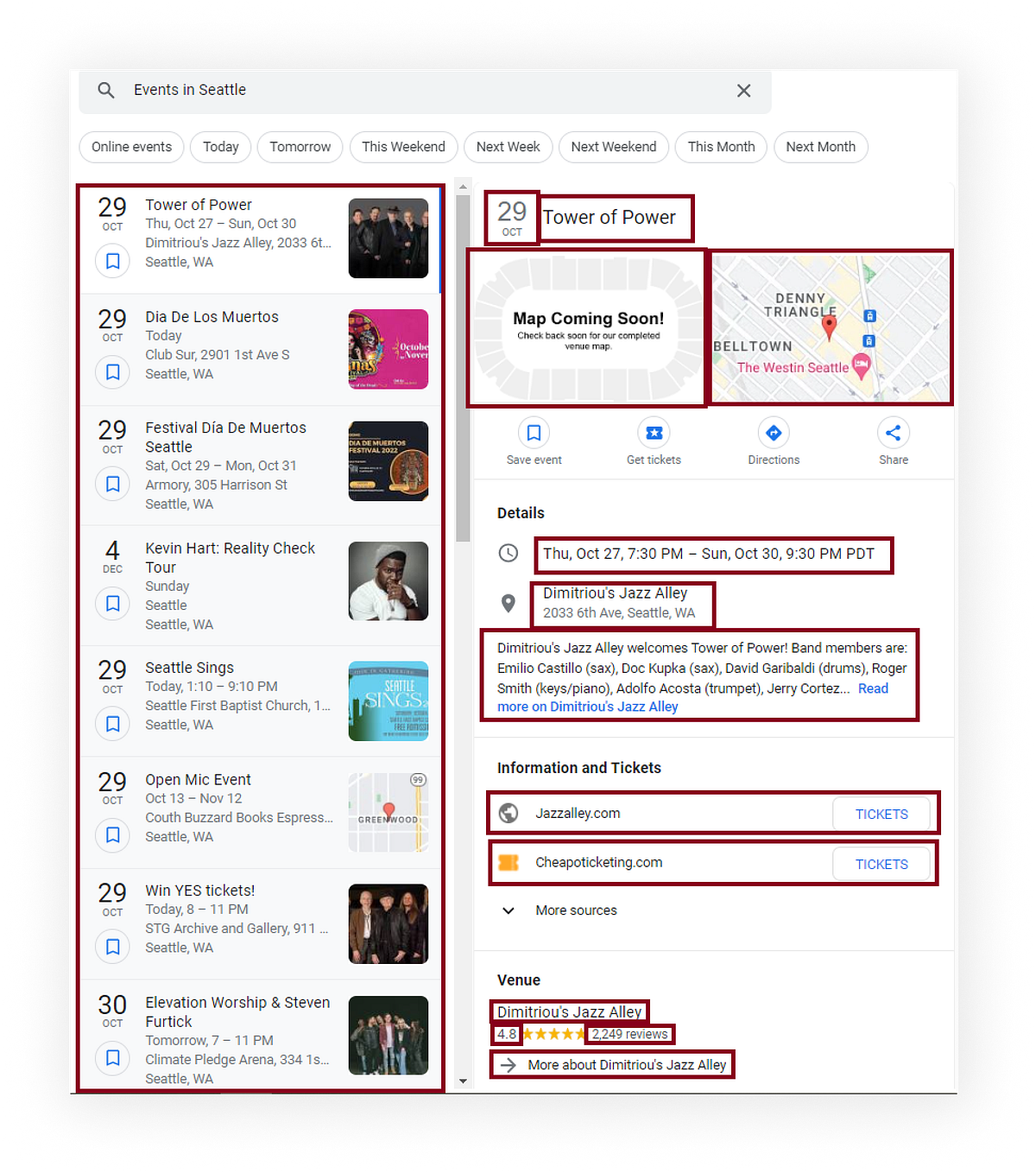 Web scraping Google Events Results with Nodejs | by Mikhail Zub | Medium