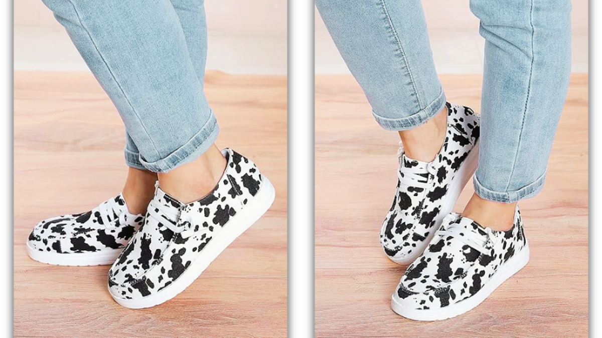 Upgrade Your Style with Cow Print Hey Dudes | by Dr. Azhar Akbar | Sep ...