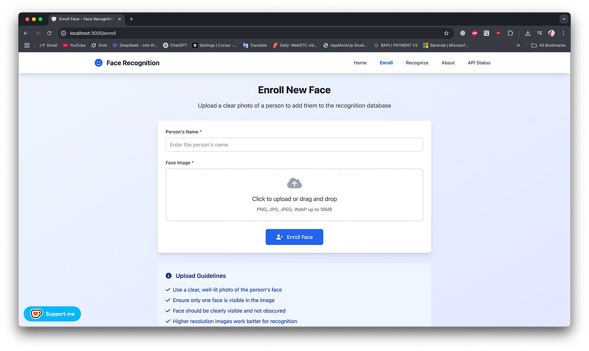 Face Recognition Web App with Node.js & TensorFlow.js | Technical Deep Dive | Medium