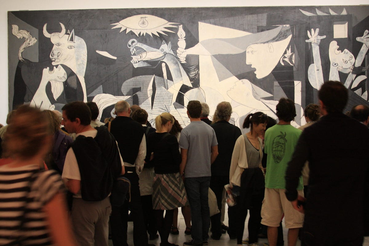 Echoes of Guernica. The first go-around is tragedy. The… | by John ...