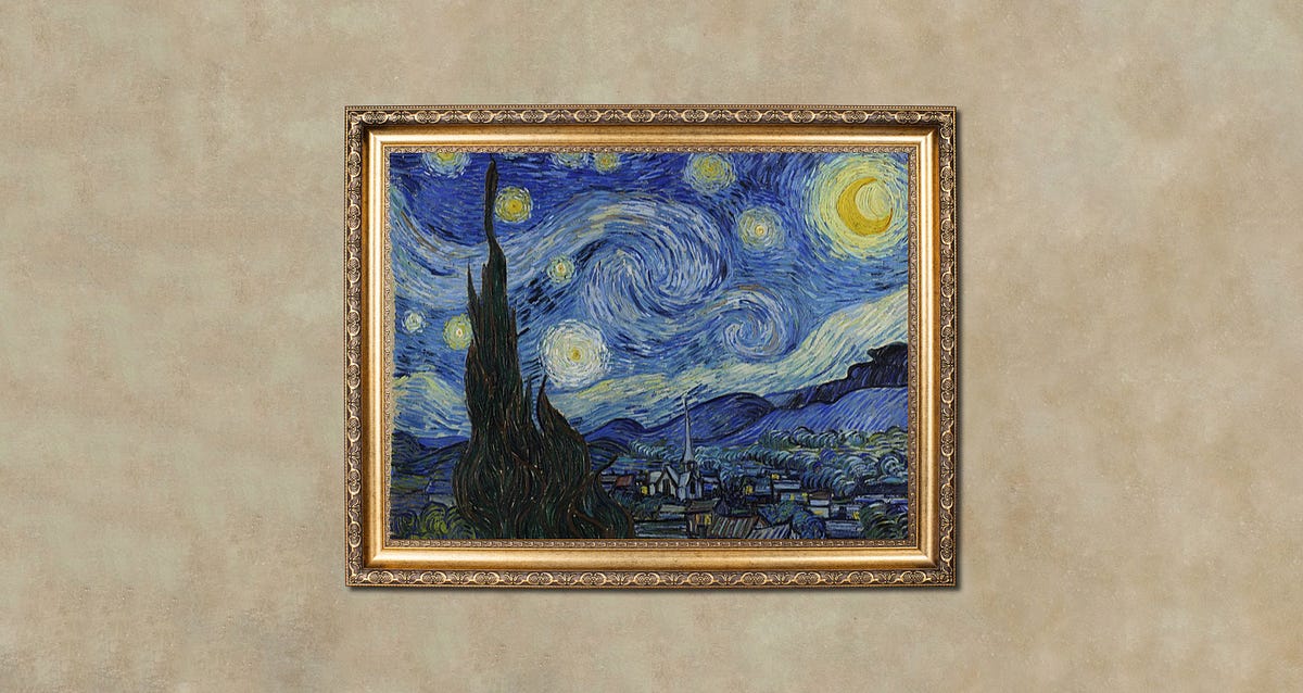 A famous painting in Art History everyone should know: The Starry Night ...