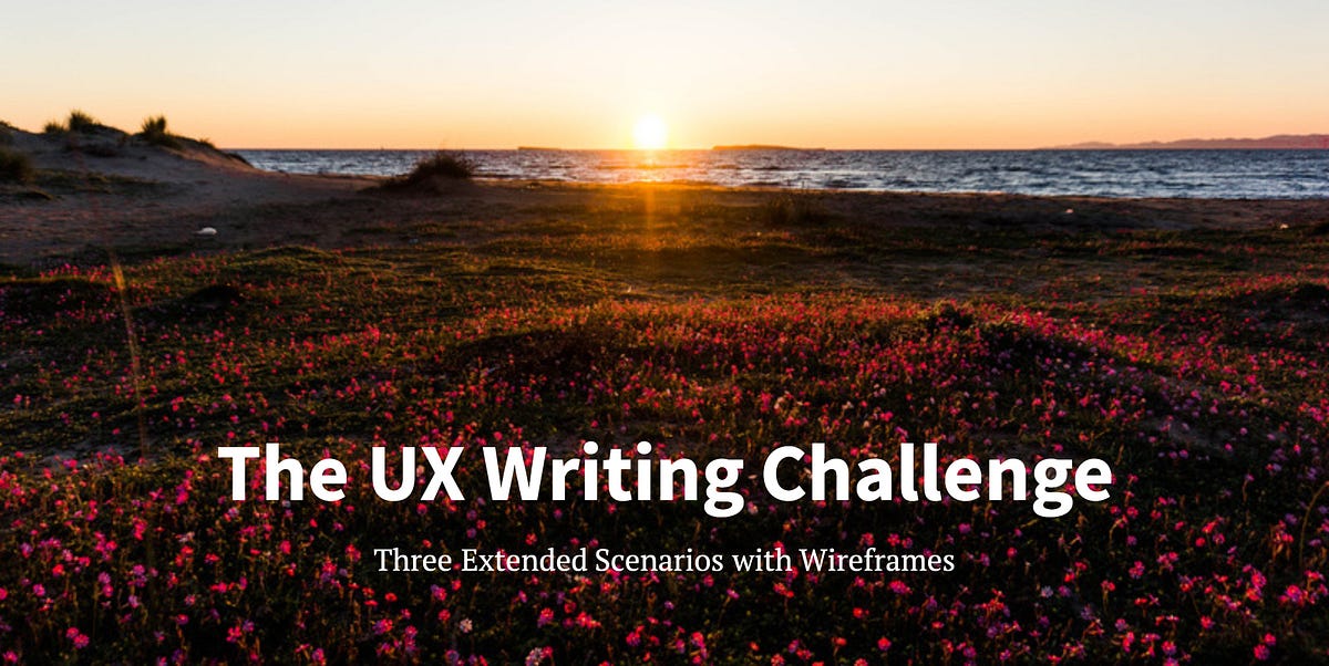Putting a Spin on The UX Writing Challenge | by Gayle Tan | Muzli ...