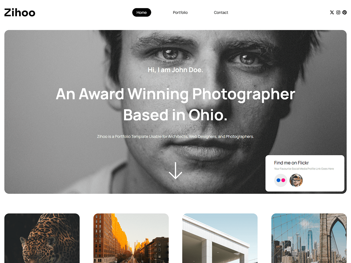 A Nice Template for Photographers | by LayoutFlow | Oct, 2024 | Medium