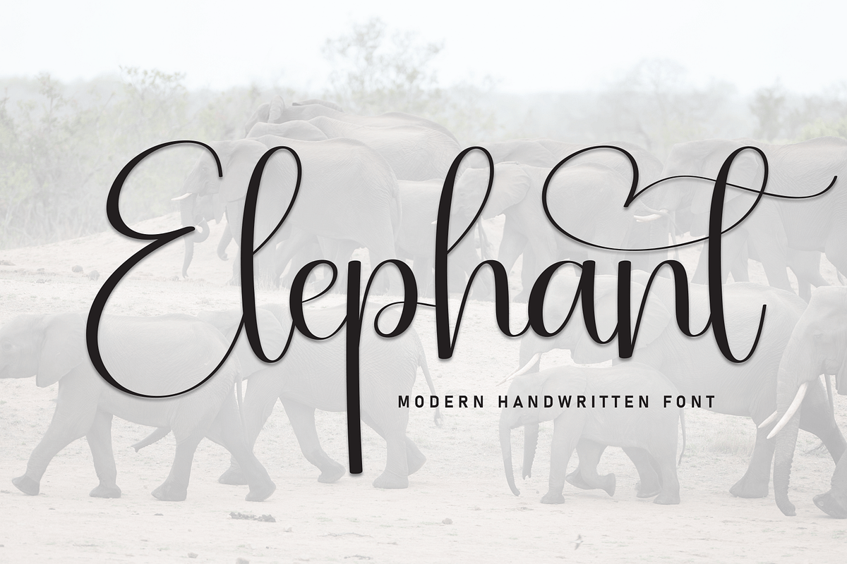 Elephant Font Free - Cybercosmos - Medium