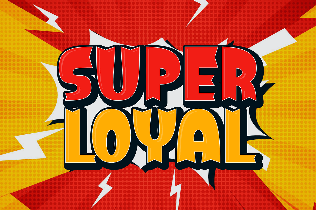 Super Loyal Font - Fontcrafter - Medium