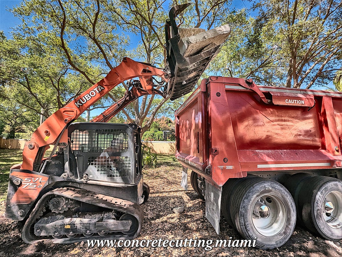 Removing a Pool with a Bobcat: The Complete Guide | by Concrete Cutting ...