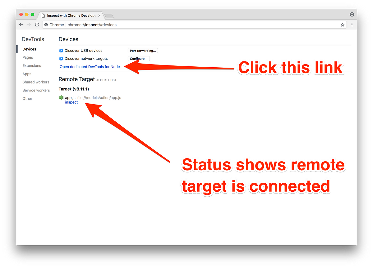 Debugging Node Js Openwhisk Actions By James Thomas Apache Openwhisk Medium