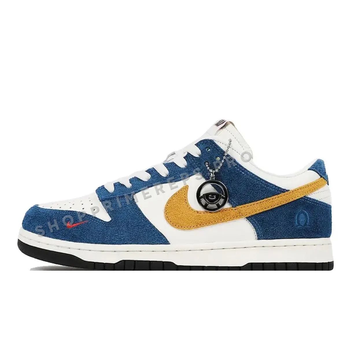 Kasina x Nike Dunk Low Sail/University Gold-Industrial Blue 80s Bus ...