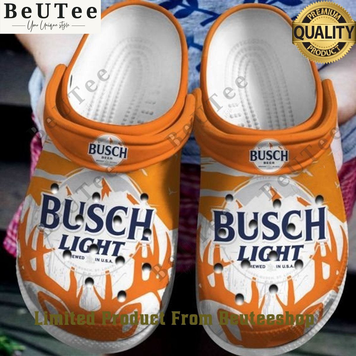 Busch Light Beer Deer Hunter Drink Comfortable Classic Water Rubber ...