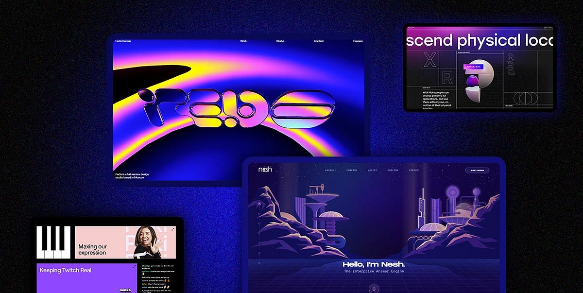 An Exploration of the 80s Retro Style in Modern Web Design | by Dusica ...