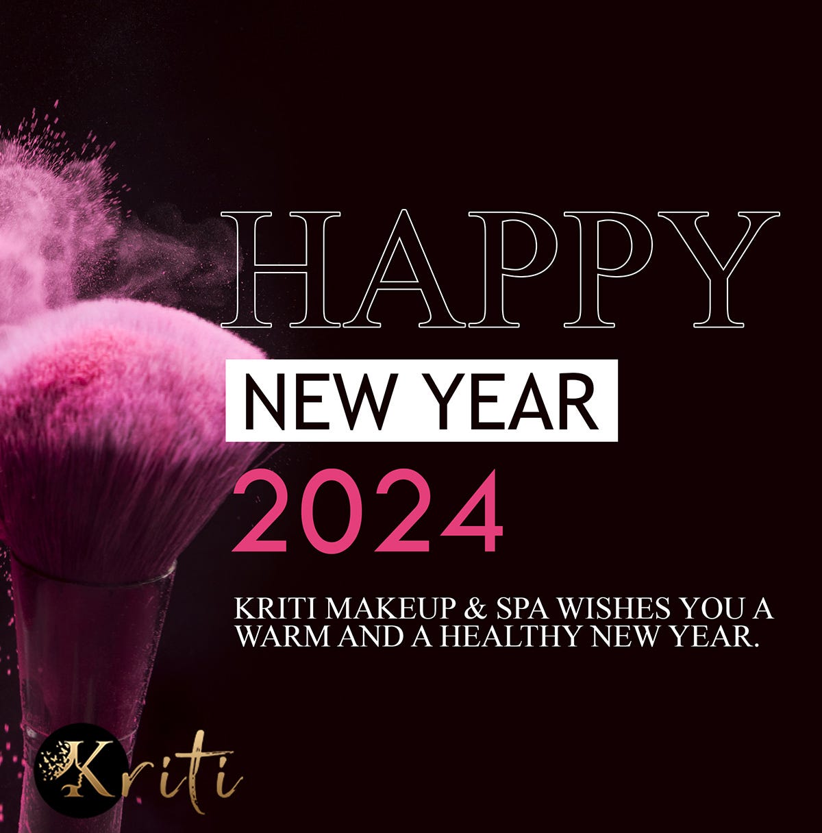 Kriti wishes you all a Happy New Year 2024. - Kriti Saini - Medium