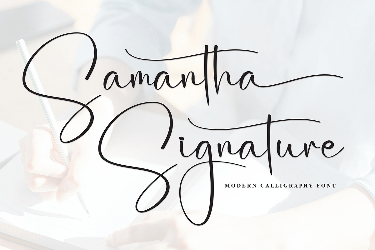 Samantha Signature Font - Arttechtom - Medium
