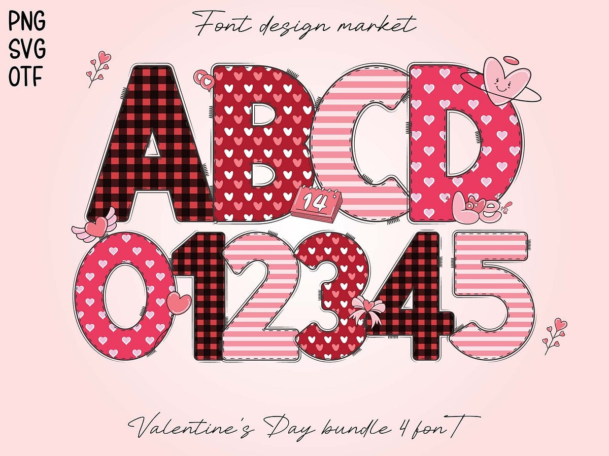 Valentine’s Day Font | by Miamarvel | May, 2024 | Medium