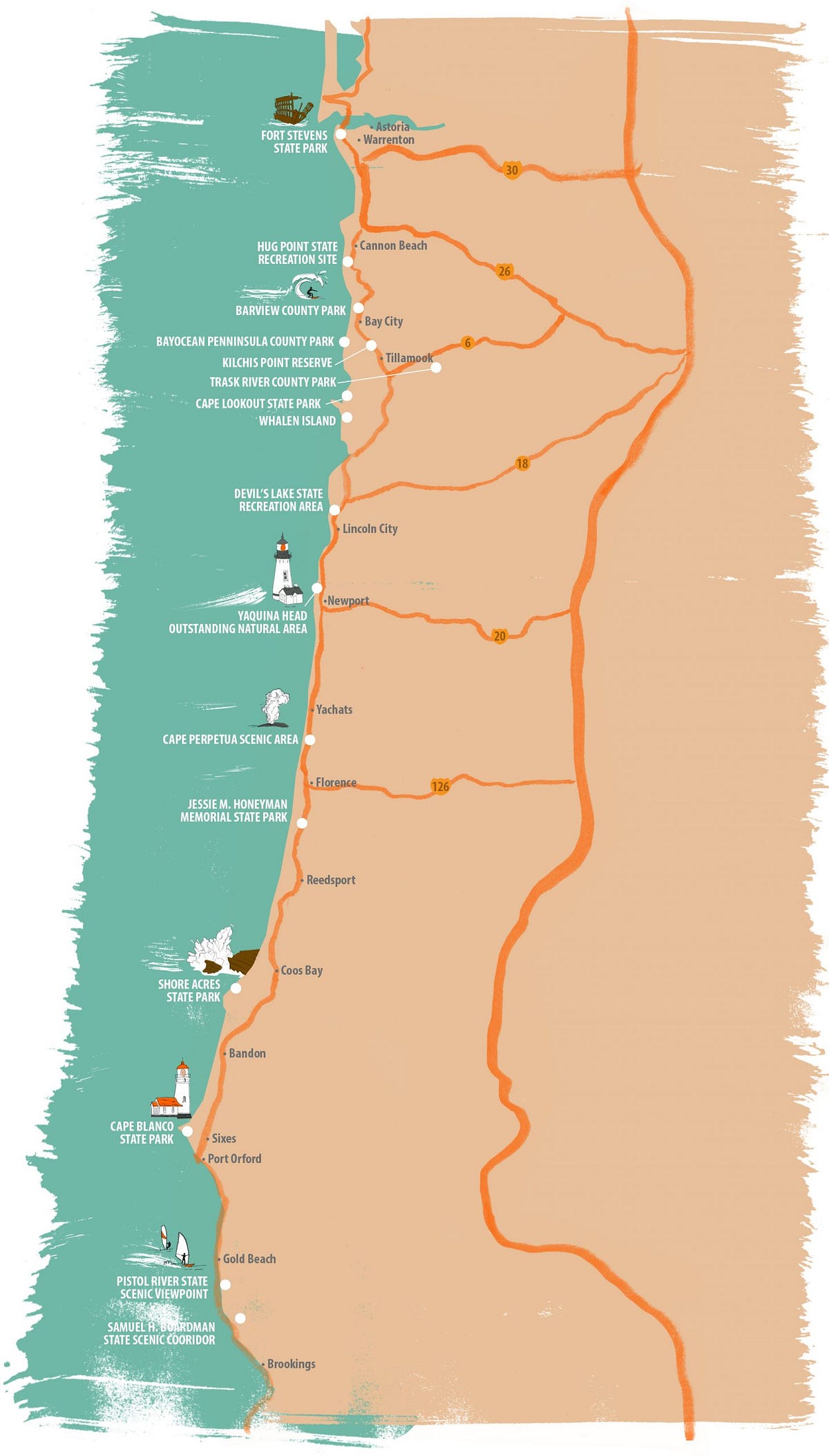 16 Incredible Parks — Oregon Coast Magazine | by PNWNews | Medium
