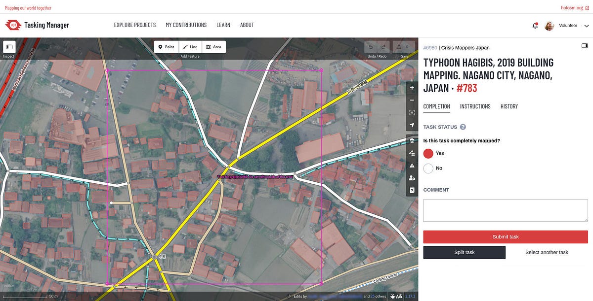 HOT’s Tasking Manager 4: How we built it | by Mapbox | maps for developers