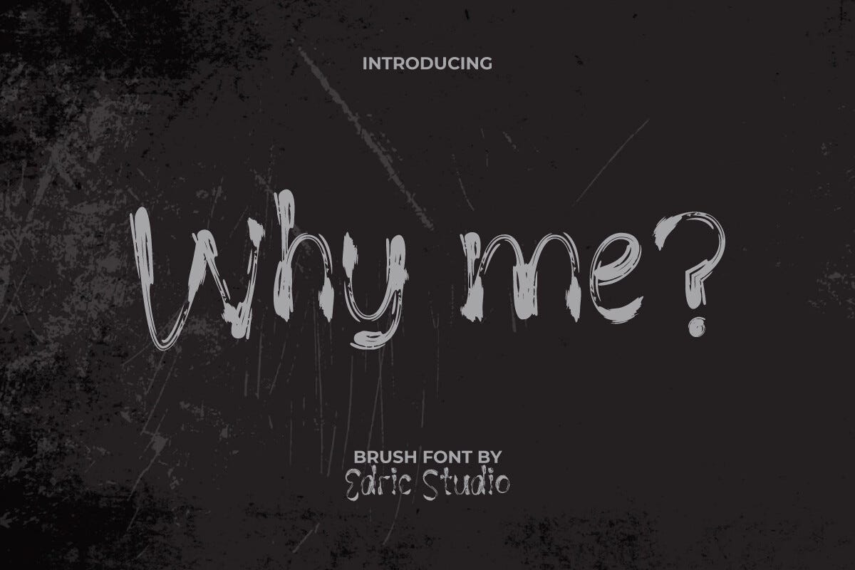 Why Me? Font - Logosculptor - Medium