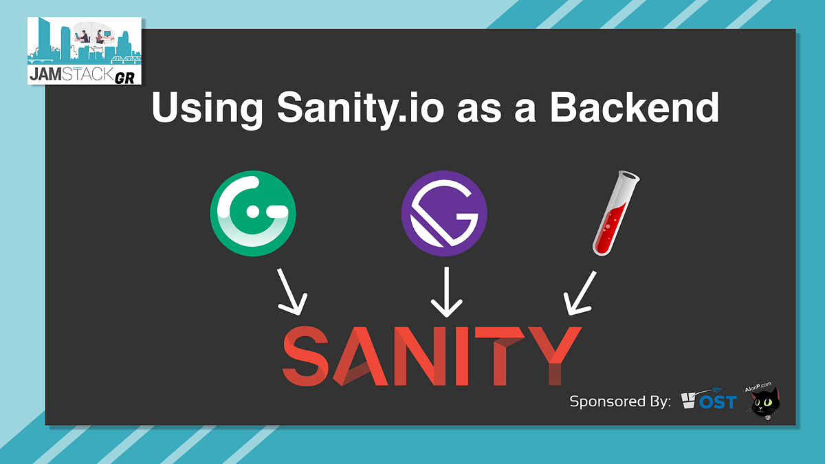 JAMStackGR #1-Sanity.io as a Backend | by Alex Patterson | CodingCatDev | Medium
