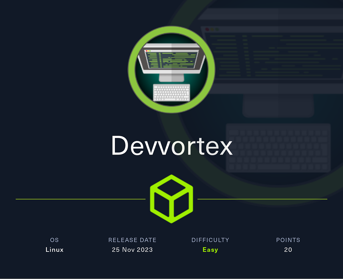HTB — Devvortex. HTB — Devvortex | by Inching Towards Intelligence | May, 2024 | Medium