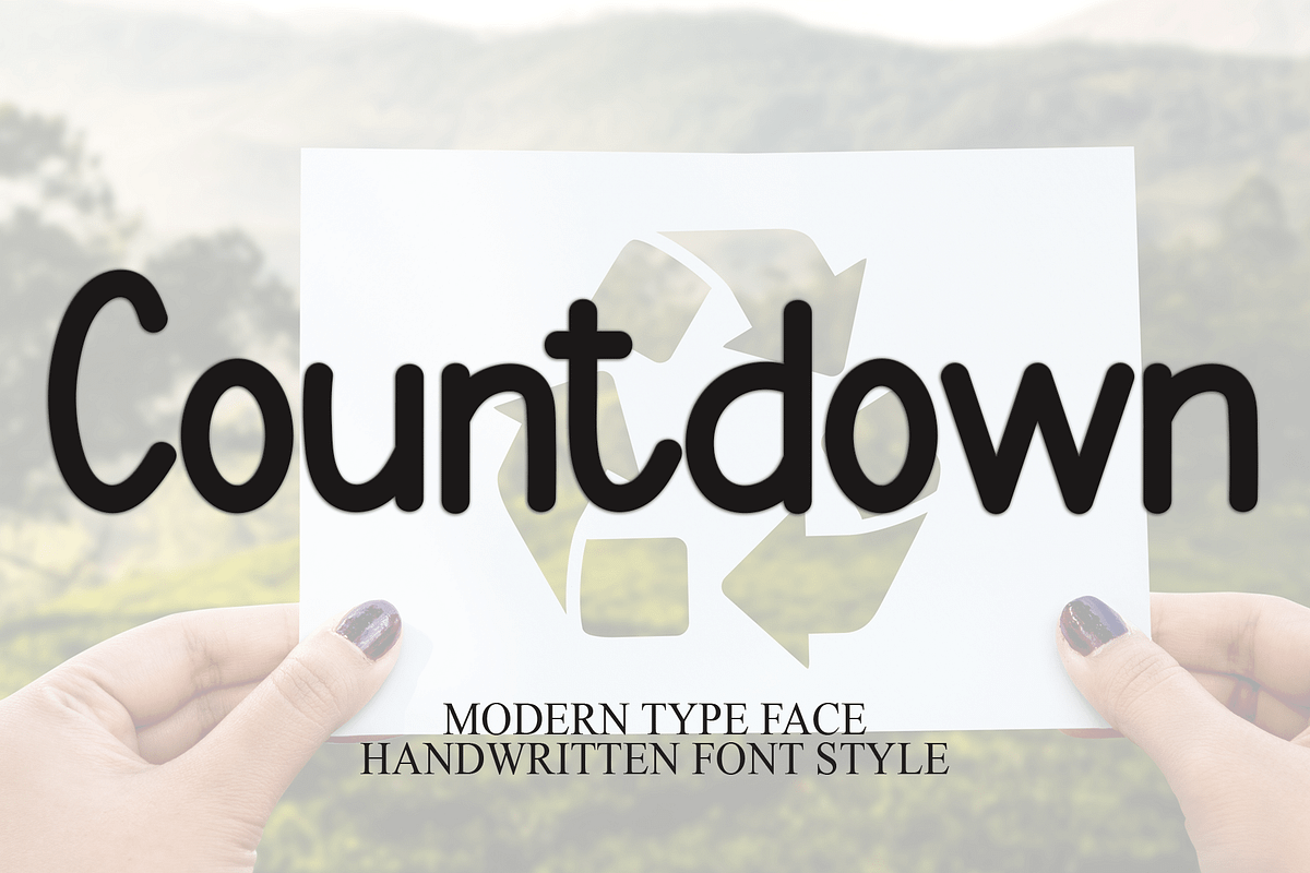 Countdown Font - Mindmason - Medium