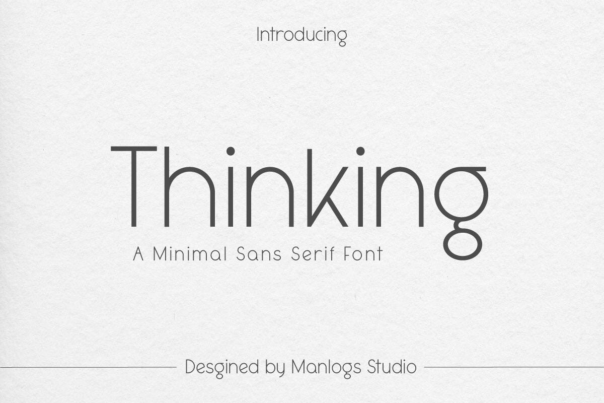 Thinking Font - Teachcraft - Medium