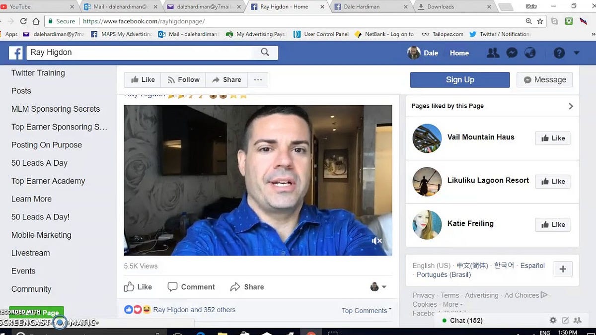 Step 1 Fb profile and wall posts | by Dale Hardiman | Medium