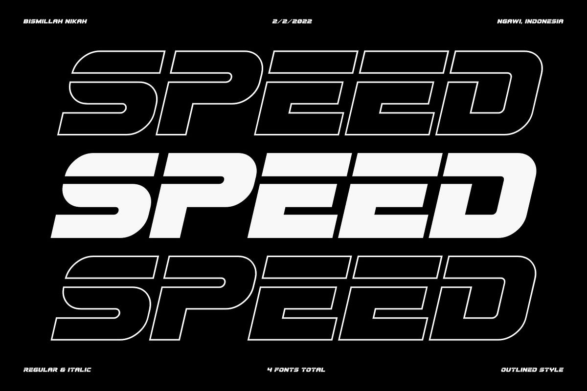 Speed Fez Font | by Datadreamer | Jun, 2024 | Medium